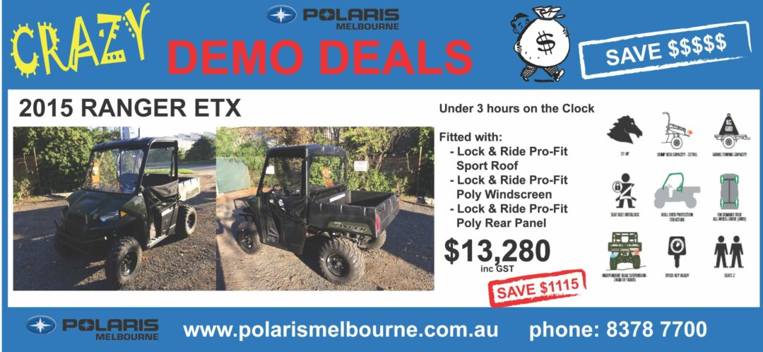 2015 ranger etx : Polaris Melbourne