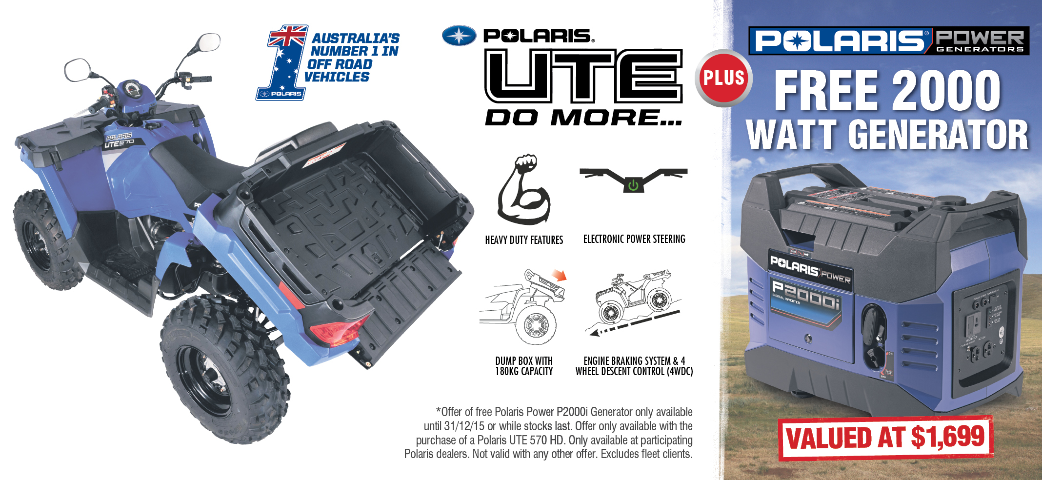 Warequip 2015 Q4 Websliders_UTE_GEN : Polaris Melbourne